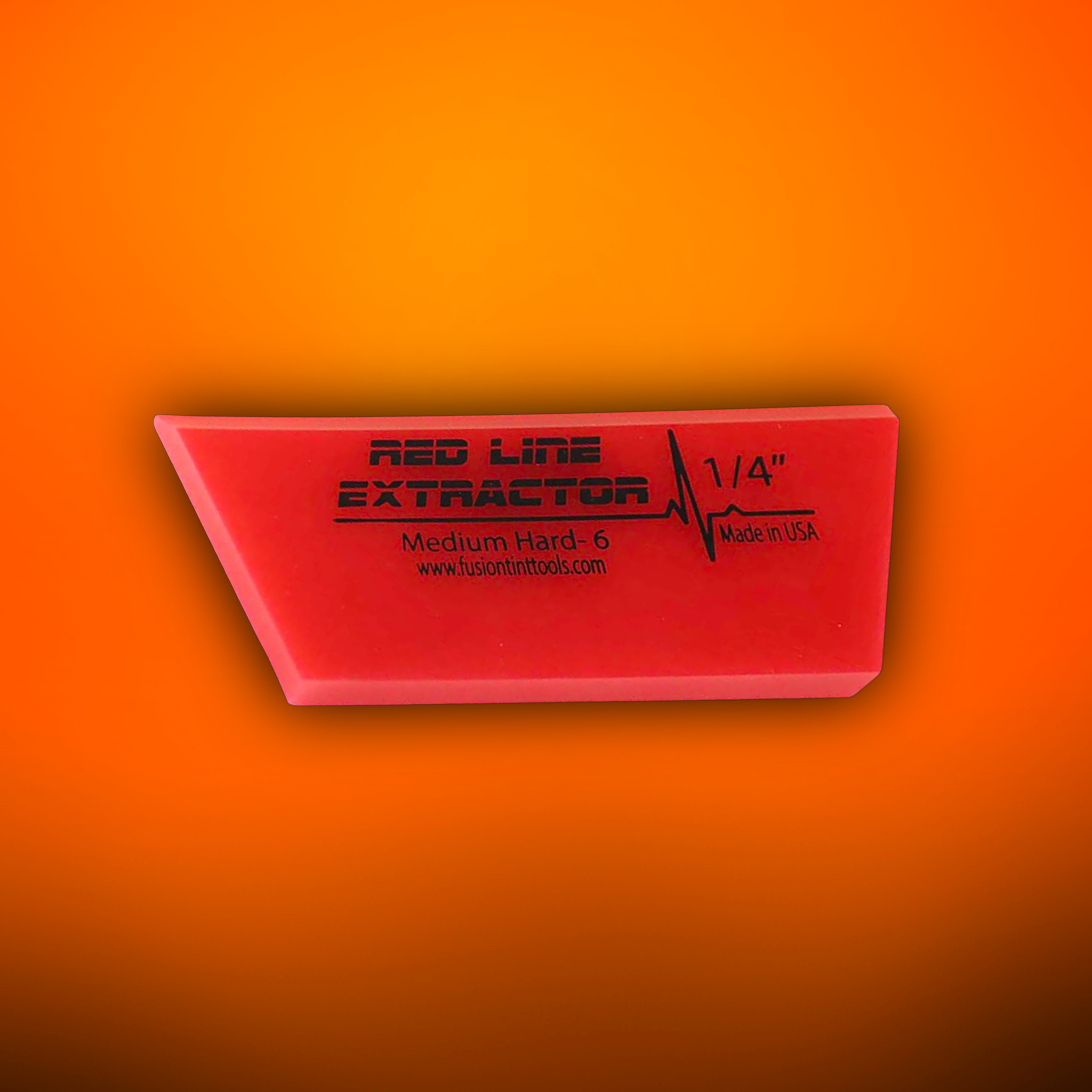 5” RED LINE EXTRACTOR 1/4” THICK SINGLE BEVELED CROPPED SQUEEGEE BLADE ...