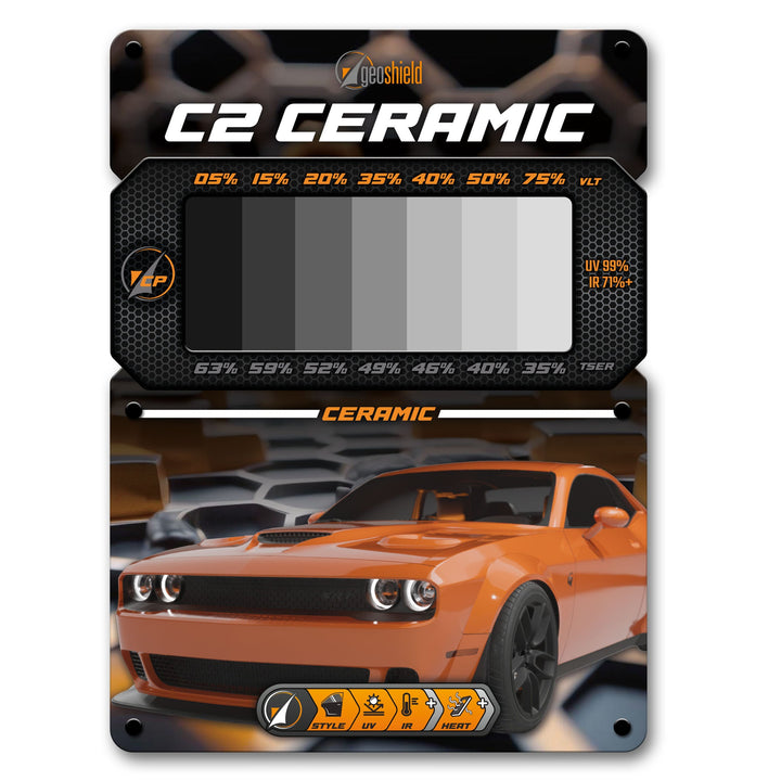 Automotive Tint Display Boards – Geoshield Window Films