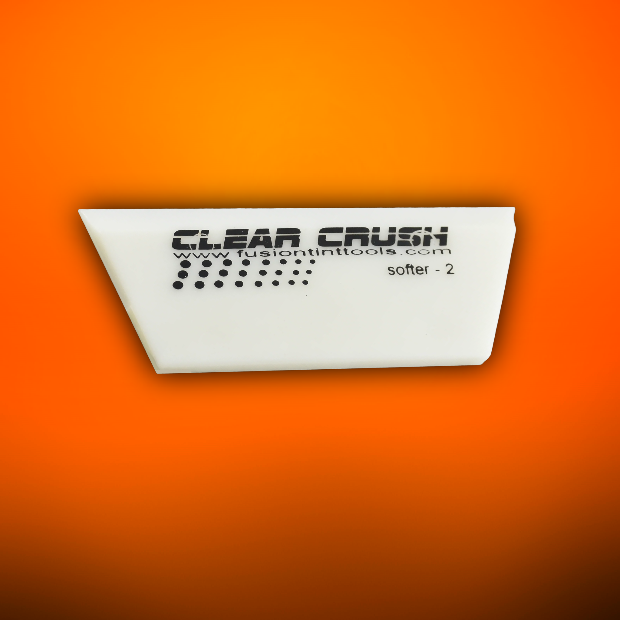 5” CLEAR CRUSH CROPPED SQUEEGEE BLADE – Geoshield Window Films