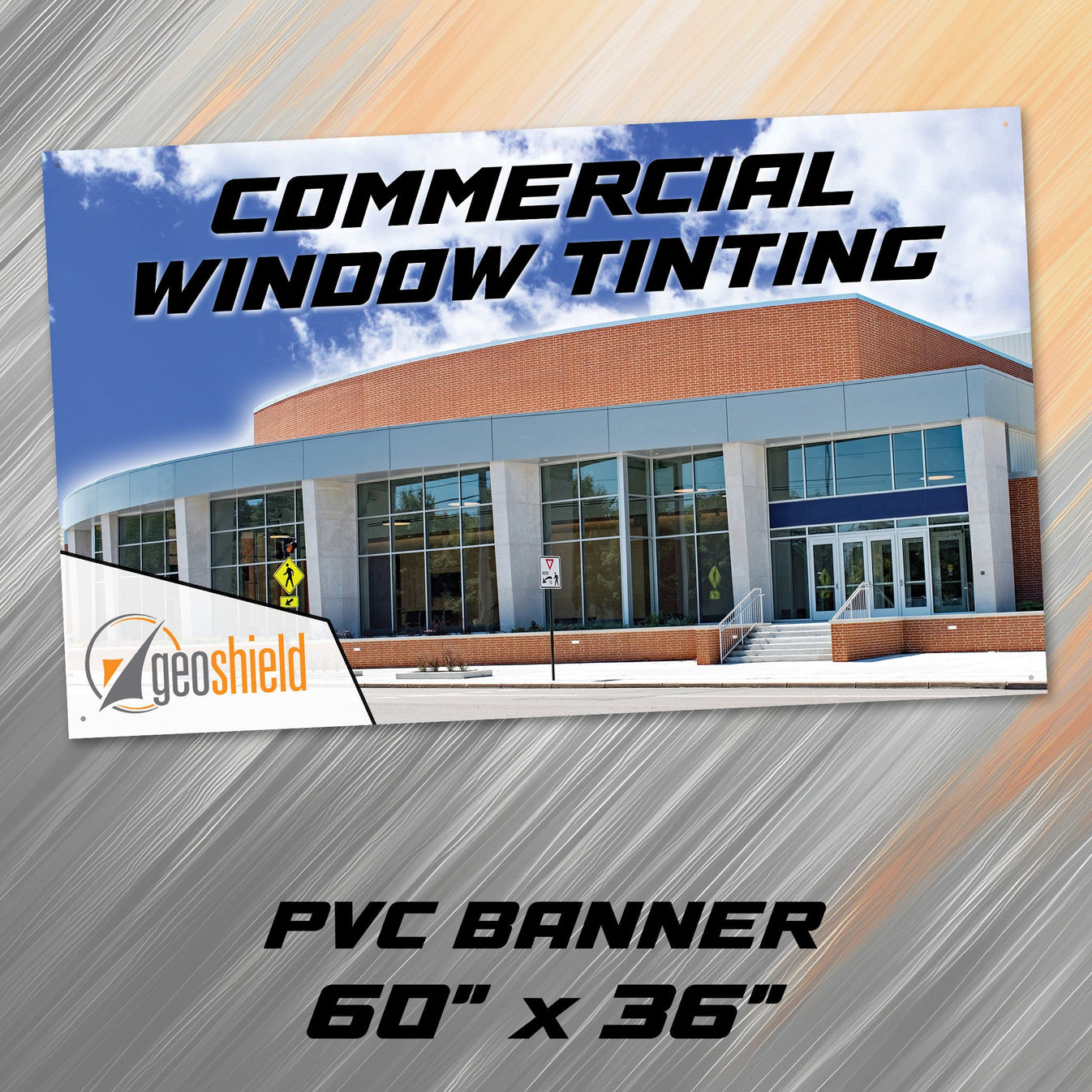 Commercial Window Tinting Banner - Gloss, 5'x3' – Geoshield USA