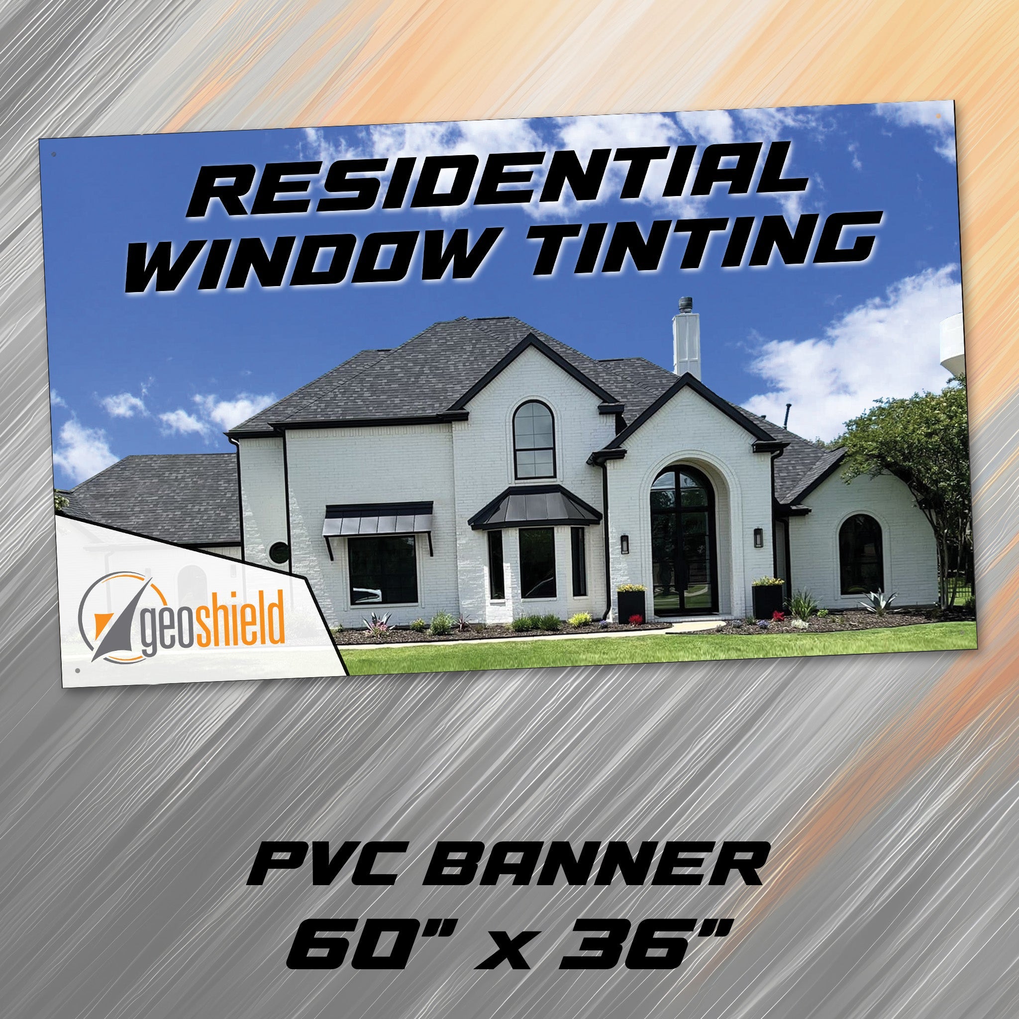 Residential Window Tinting Banner - Gloss, 5'x3' – Geoshield USA