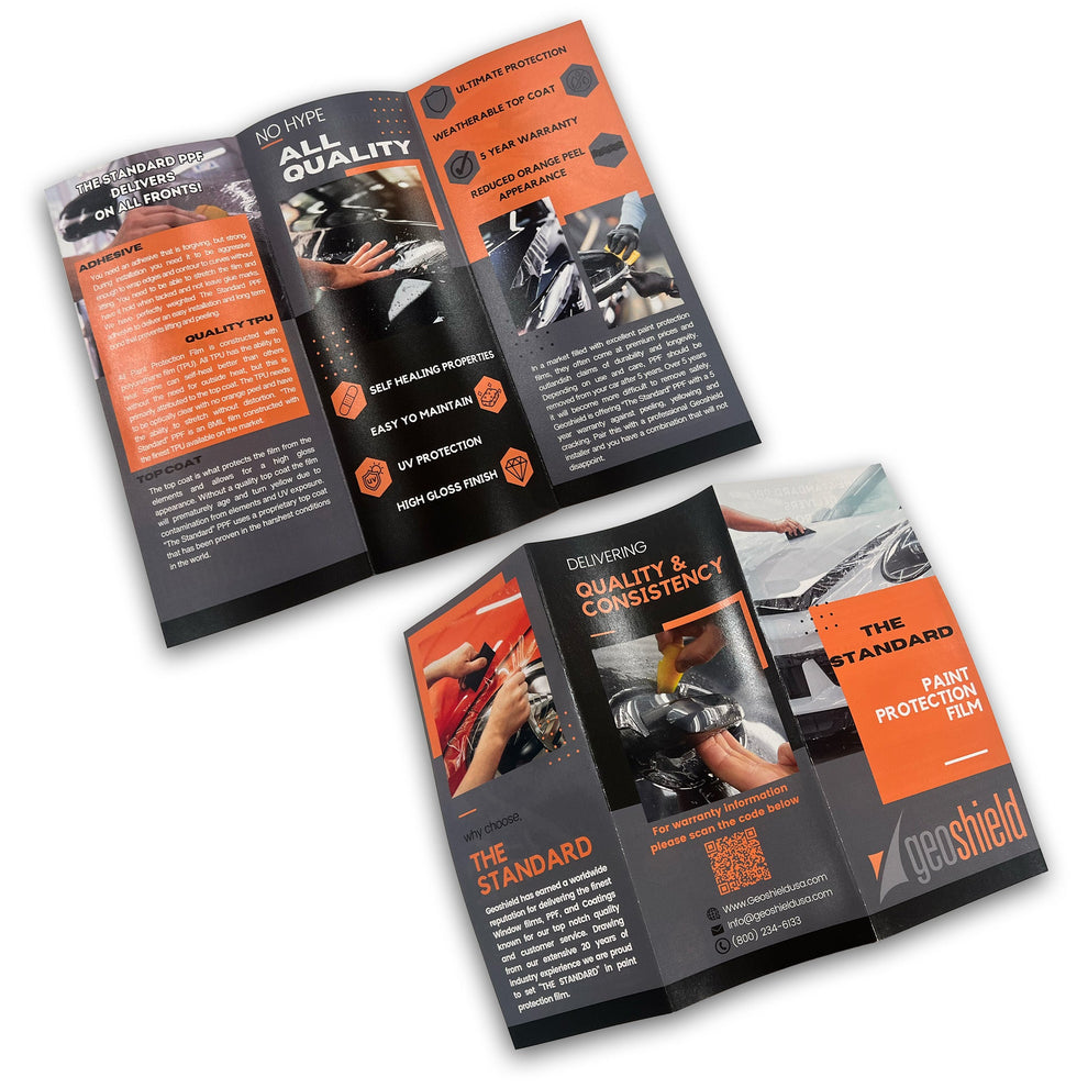 The Standard PPF Pamphlet 10 Pack – Geoshield Window Films