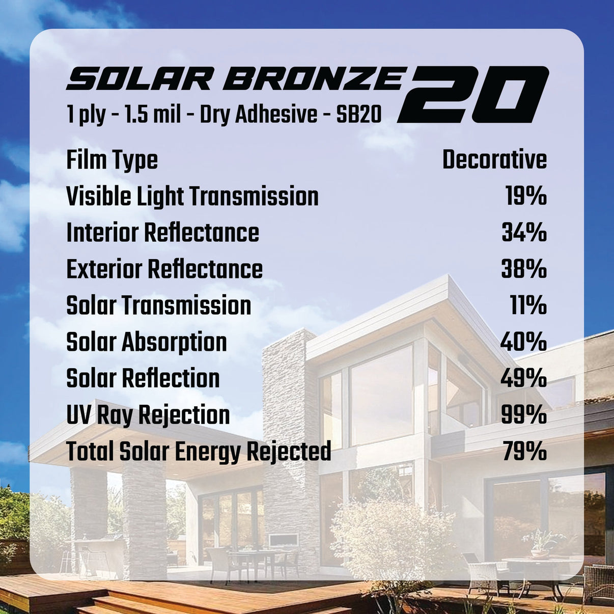 Solar Bronze – Geoshield Window Films